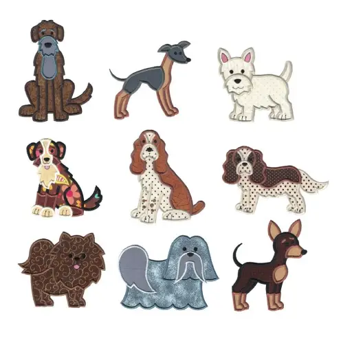 Dogs Embroidery Designs | Stitch Digitizer