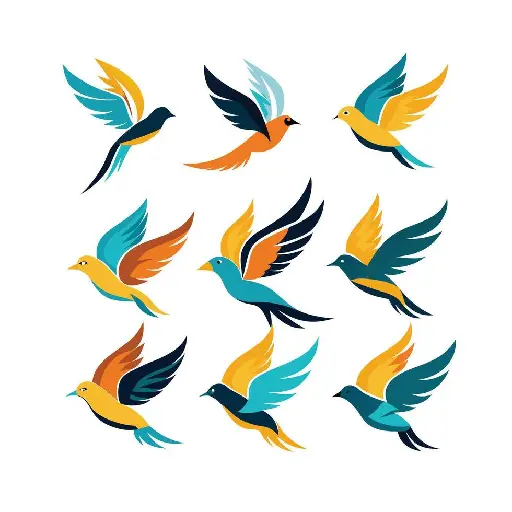 Flying Birds Embroidery Designs | Stitch Digitizer