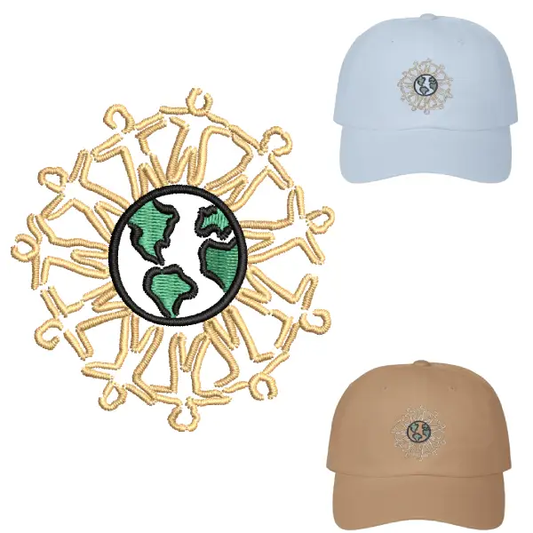 Global Unity Embroidery Design | Stitch Digitizer
