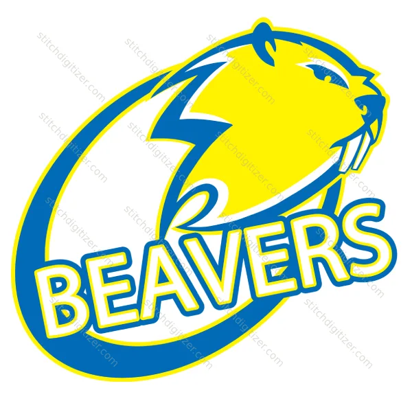 BEAVERS Vector Design | Stitch Digitizer